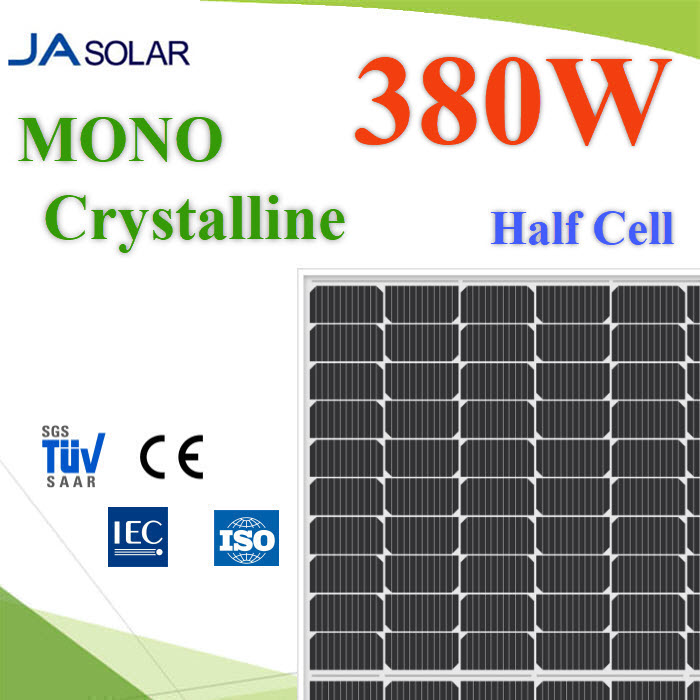 380W แผงโซลาร์เซลล์ Mono crystalline Half Cell Solar Module JASOLAR www.Solar-Thailand.co.th