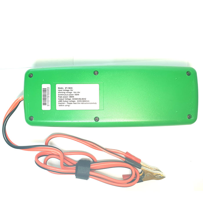 อินเวอร์เตอร์พกพา 150W ประสิทธิภาพสูง ต่อแบตเตอรี่ 12V เหมาะสำหรับ เข้า ...