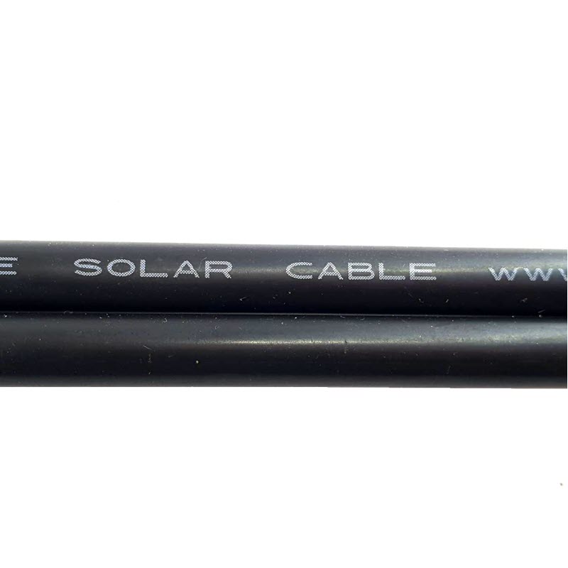 (ระบุจำนวน) สายไฟ PV H1Z2Z2-K 2x6.0 Sq.mm. DC Solar Cable โซลาร์เซลล์ ...